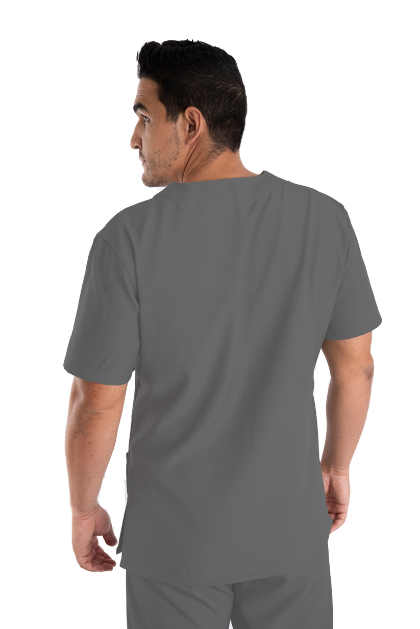 Uniforme Hombre Antifluido Gris Oscuro – Linea A Dotaciones