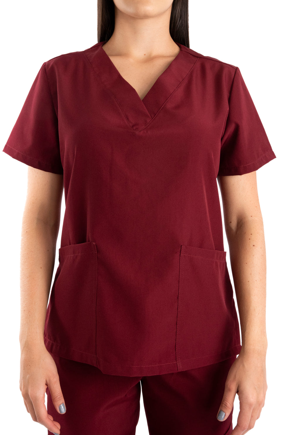 Uniforme Mujer Antifluido Vinotinto – Linea A Dotaciones