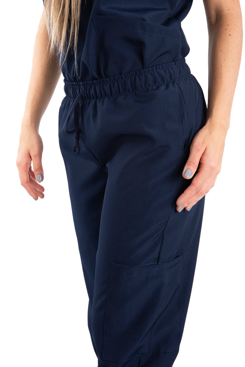 Uniforme Mujer Antifluido Azul Oscuro – Linea A Dotaciones