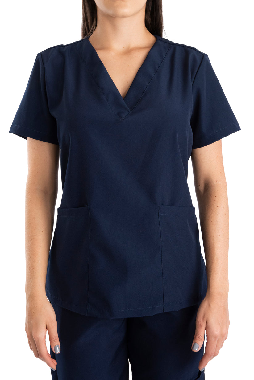 Uniforme Mujer Antifluido Azul Oscuro – Linea A Dotaciones
